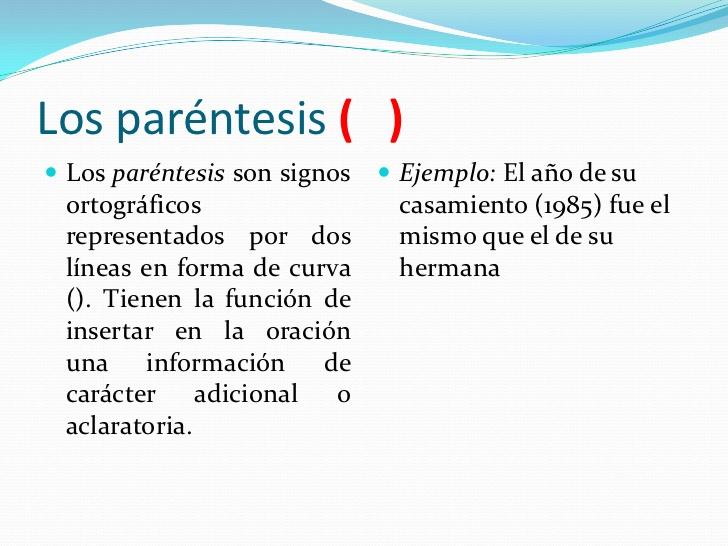 5 REGLAS del uso del PARÉNTESIS - [RESUMEN con EJEMPLOS!!]
