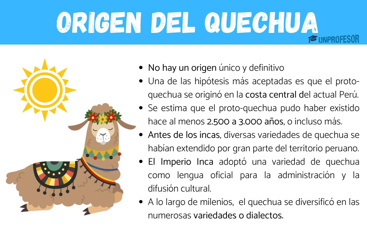 Origen del idioma QUECHUA - resumen