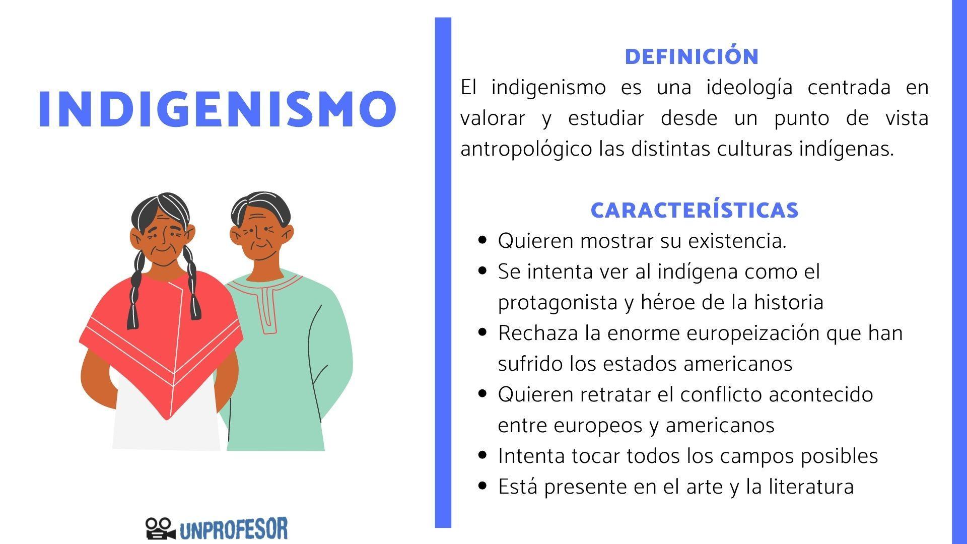 10 características de la literatura INDIGENISTA