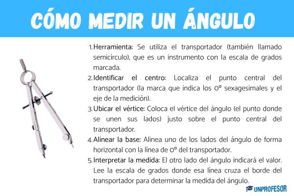 Cómo se mide un ÁNGULO - con ejemplos