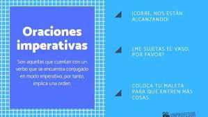 Qué es un verbo IMPERATIVO - resumen con EJEMPLOS