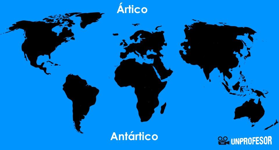Todos los OCÉANOS del mundo - con MAPA