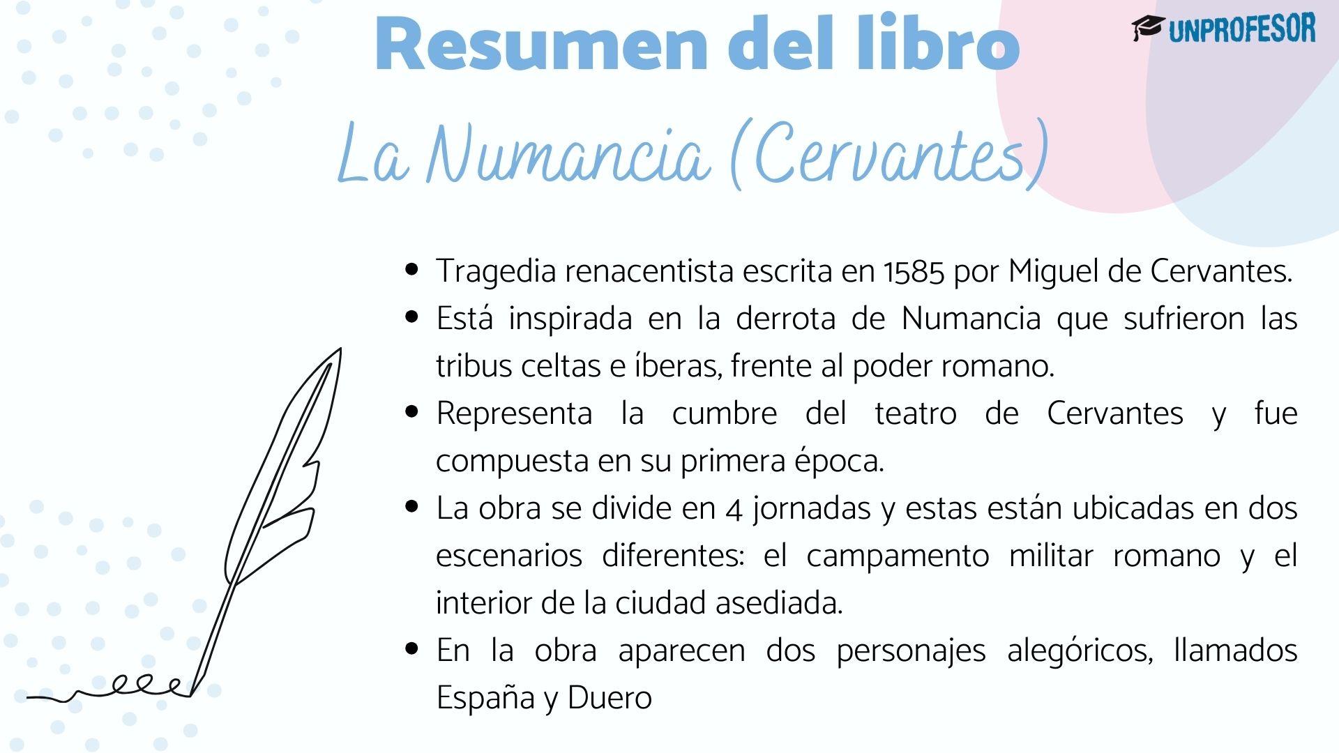 La Numancia de Cervantes: resumen