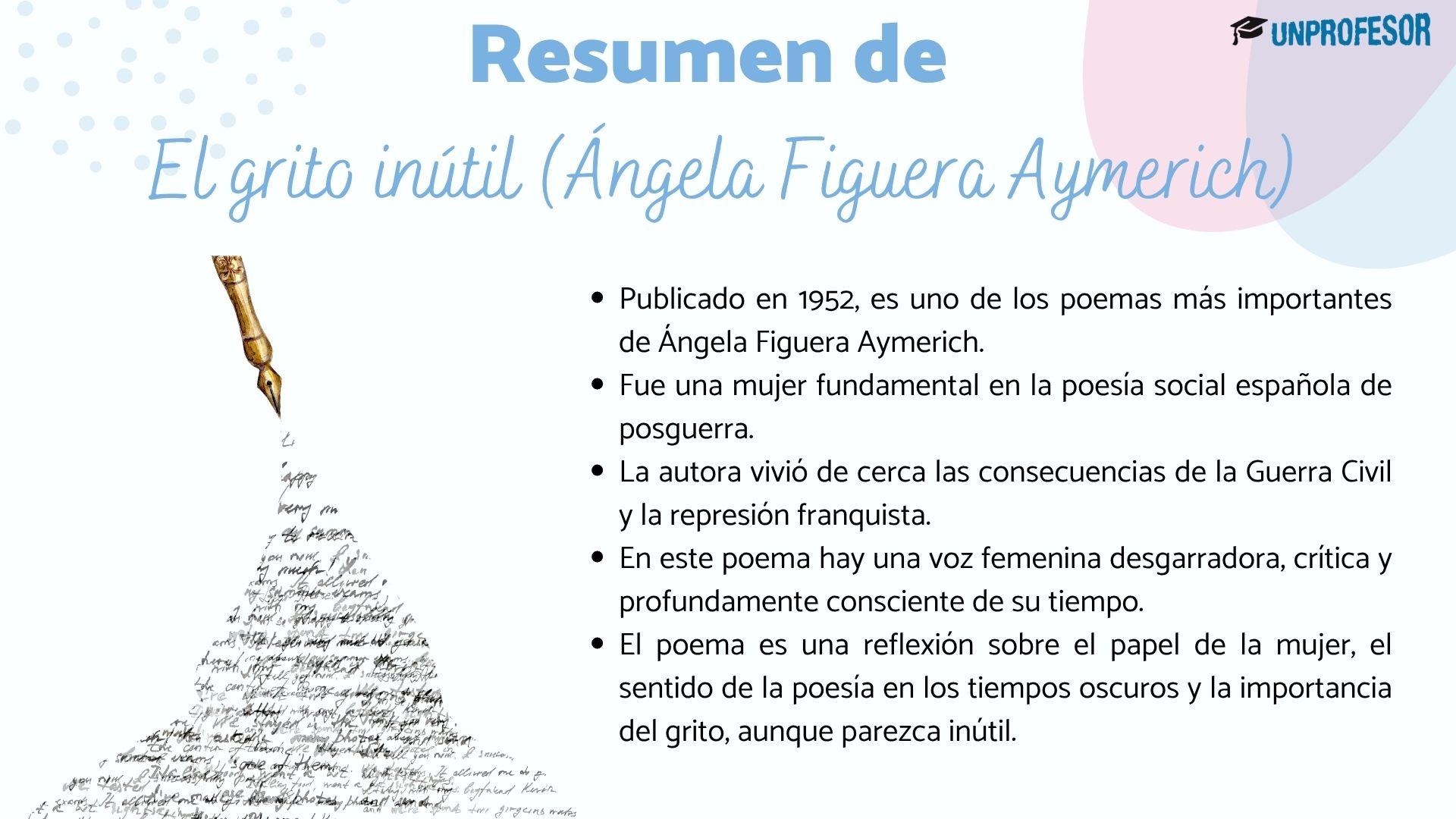 El grito inútil - RESUMEN y análisis del poema