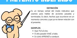 20 ejemplos del PRETÉRITO perfecto simple