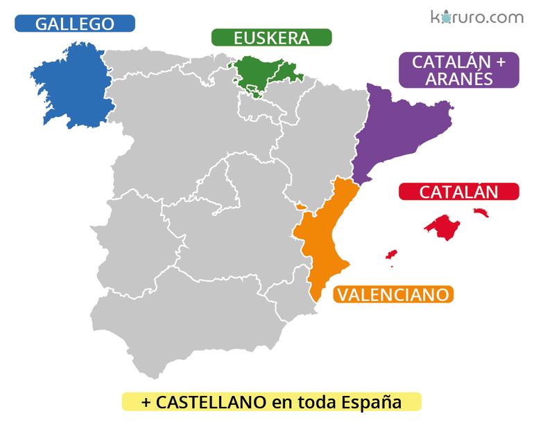 Lenguas y dialectos de España - con MAPA