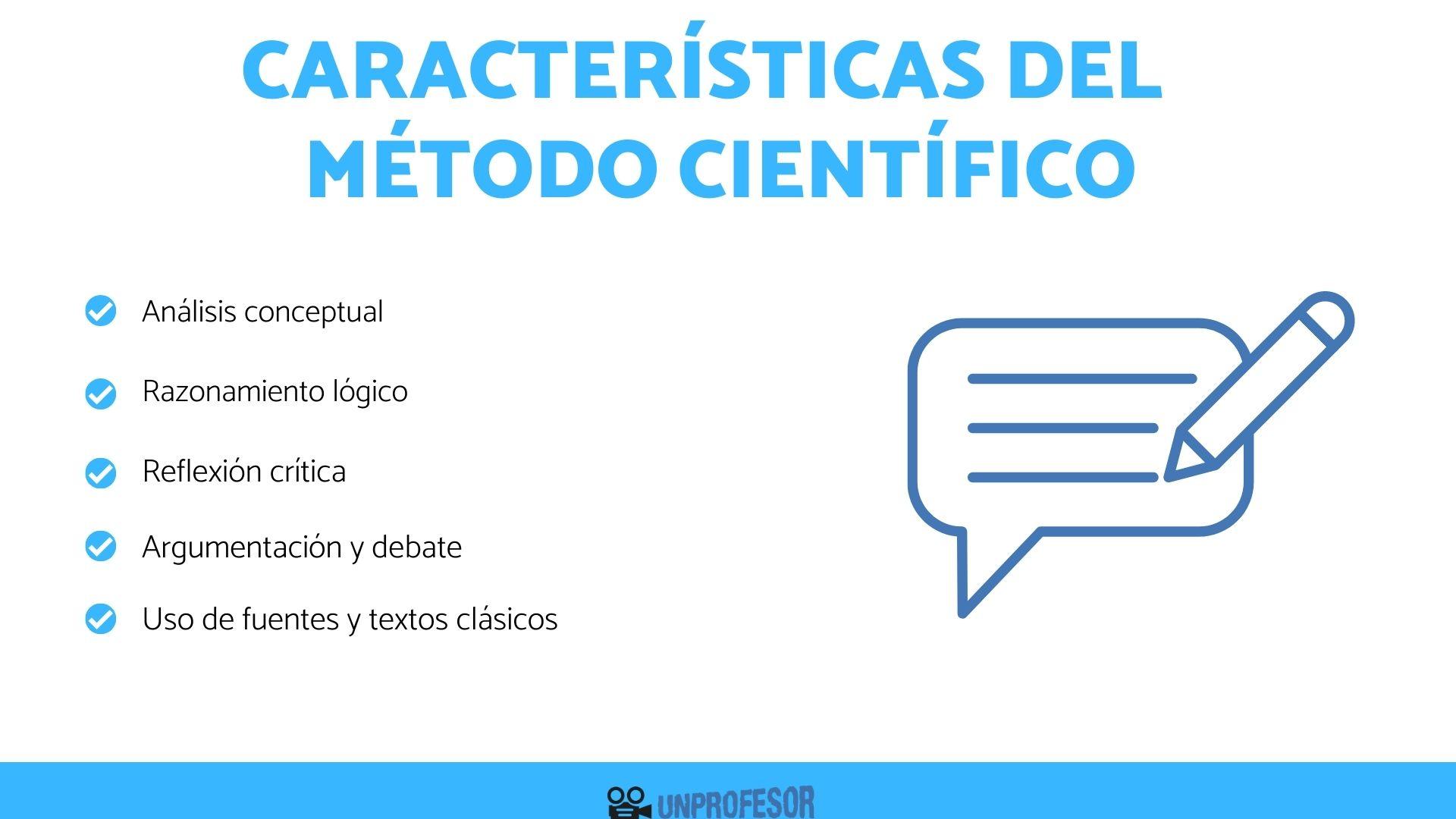 5 características del MÉTODO científico - con vídeo