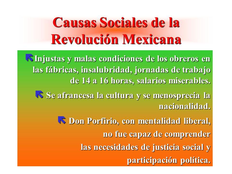 Revolución MEXICANA: causas y consecuencias - ¡RESUMEN + ESQUEMAS!