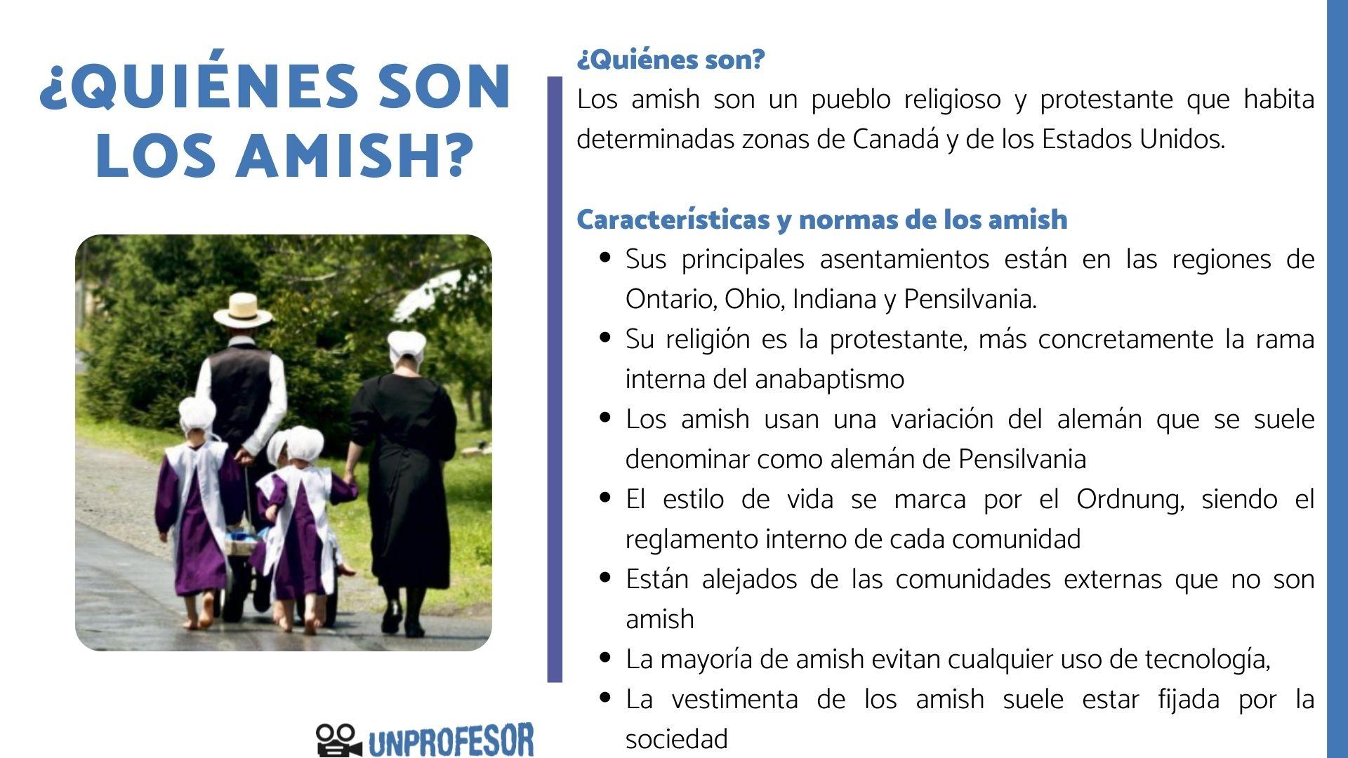 Quiénes son los AMISH: origen, normas y religión - [RESUMEN]