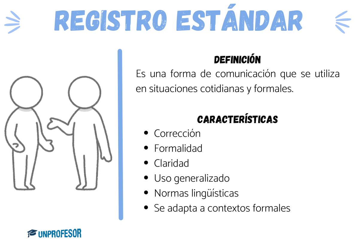 Qué es el registro ESTÁNDAR - con ejemplos