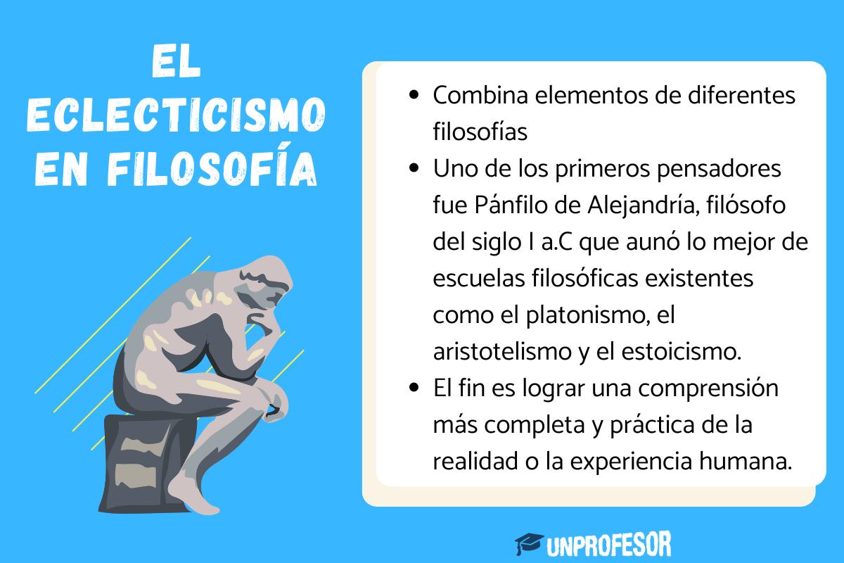 Qué es el ECLECTICISMO en filosofía
