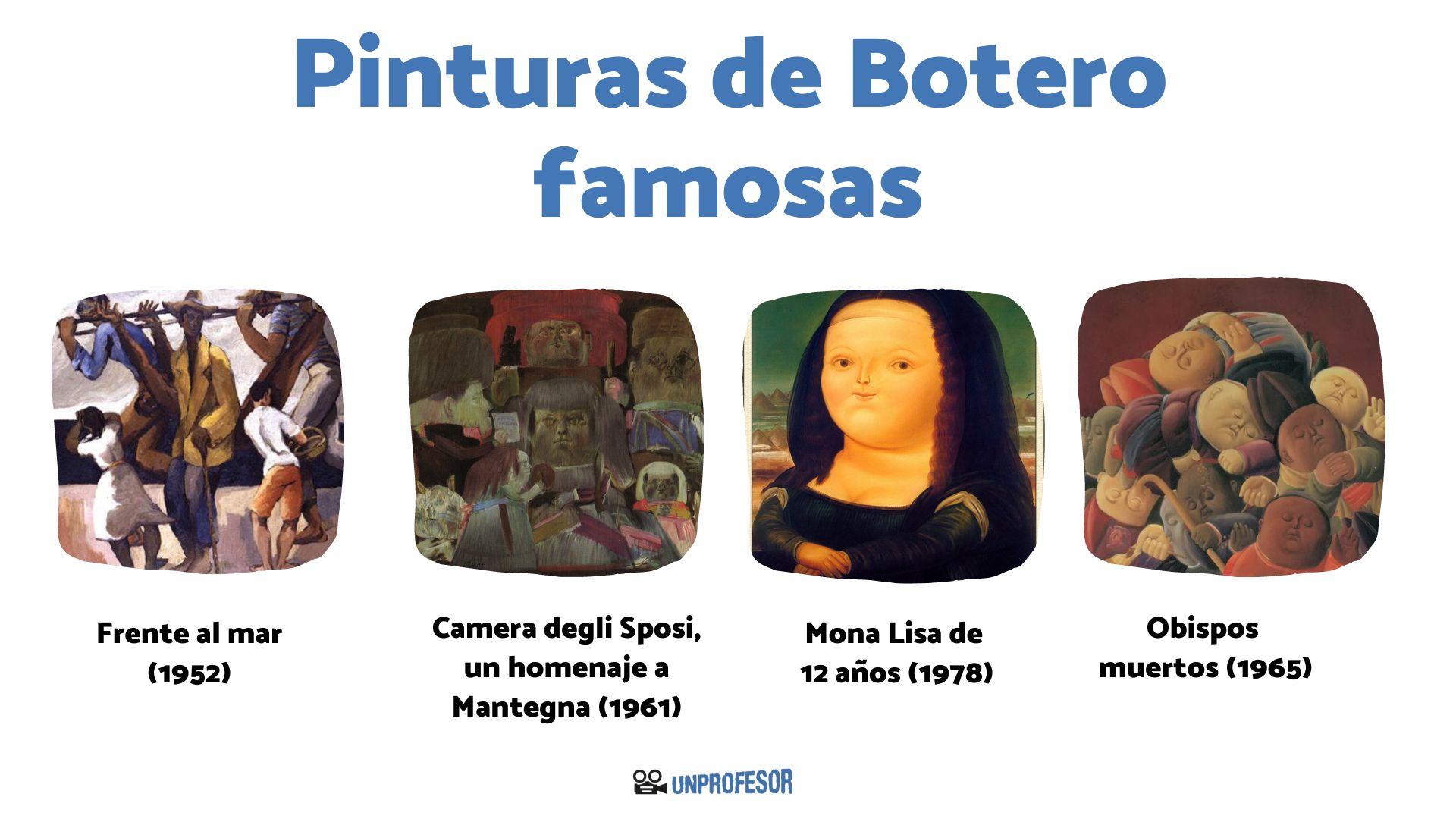 4 pinturas de BOTERO famosas - con imágenes