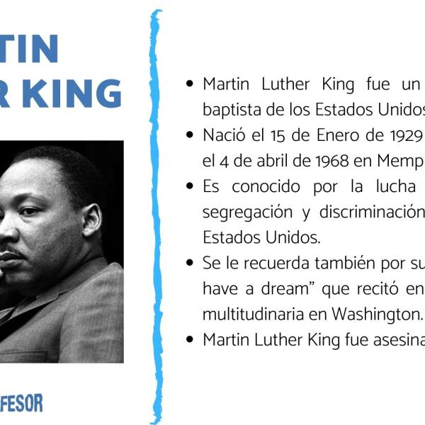 Resumen Sobre Martin Luther King PASAJES Librería Internacional: Un