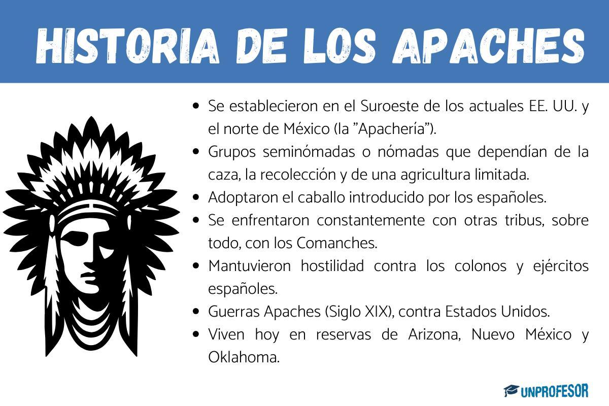 Origen de los INDIOS apaches - resumen