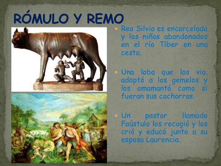 Historia resumida de Rómulo y Remo