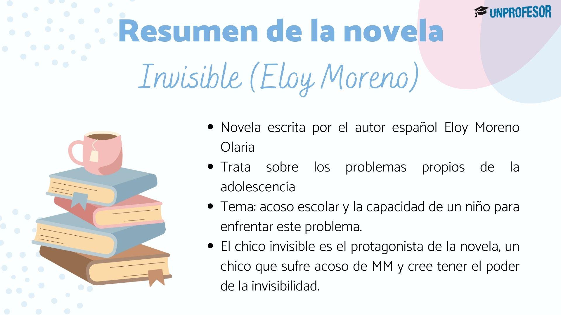 Resumen del libro Invisible de Eloy Moreno