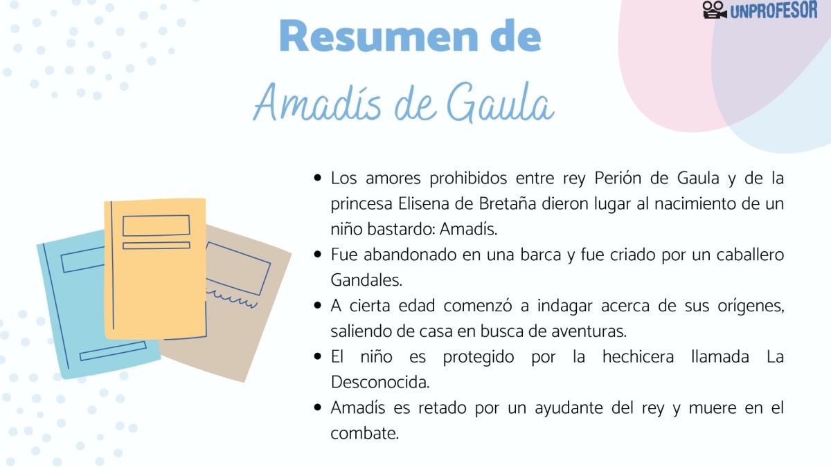 Amadís de Gaula: RESUMEN breve - ¡ideal para estudiar!