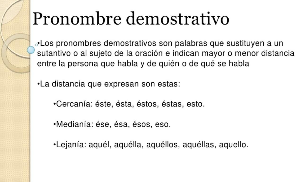 Los Pronombres Demostrativos Cuales Son Y Que Tipos H - vrogue.co Los Pronombres Demostrativos Cuales Son Y Que Tipos H - vrogue.co