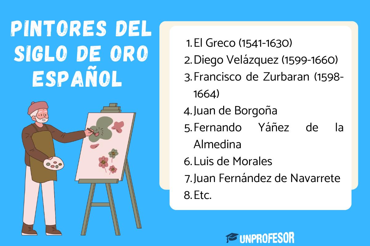 12 pintores del SIGLO de ORO español