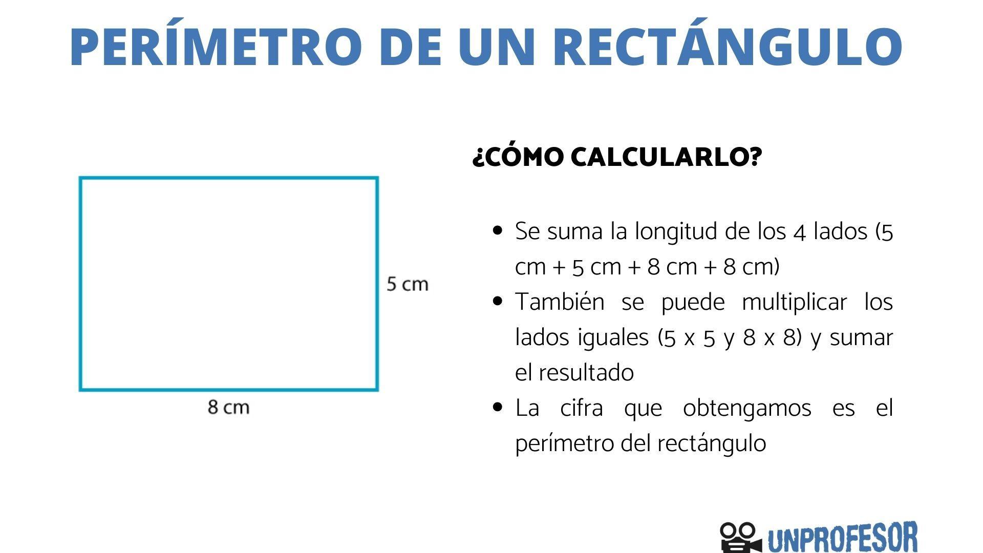 Cómo sacar el ÁREA de un rectángulo con el PERÍMETRO - [+ejercicios ... Cómo sacar el ÁREA de un rectángulo con el PERÍMETRO - [+ejercicios ...