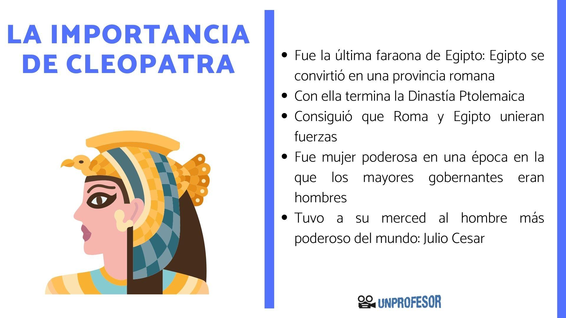 Descubre por qué fue importante CLEOPATRA
