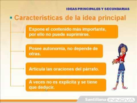 Cómo identificar IDEAS principales y secundarias de un texto