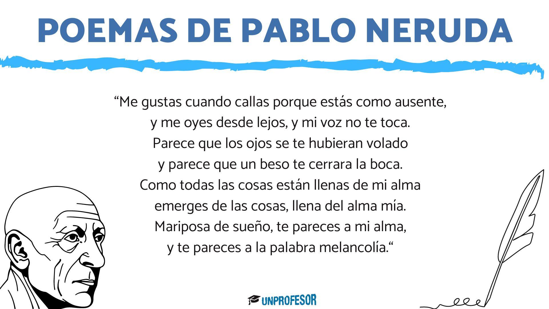 5 poemas de Pablo NERUDA famosos