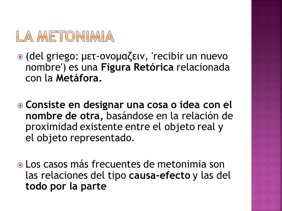METONIMIA: ejemplos y definición - [resumen con EJEMPLOS] - para NIÑOS