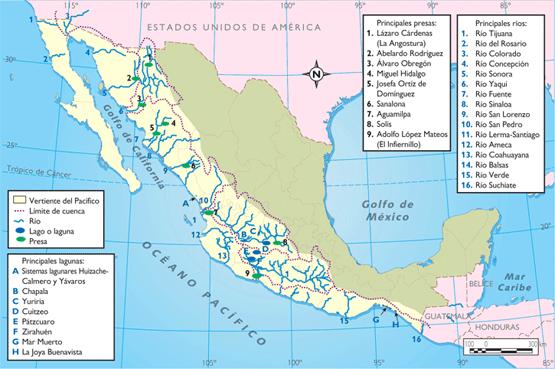Lista con TODOS los ríos de México - ¡CON MAPAS!