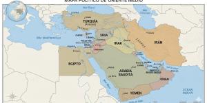 Países del Medio Oriente (Mapa y lista completa 2026)