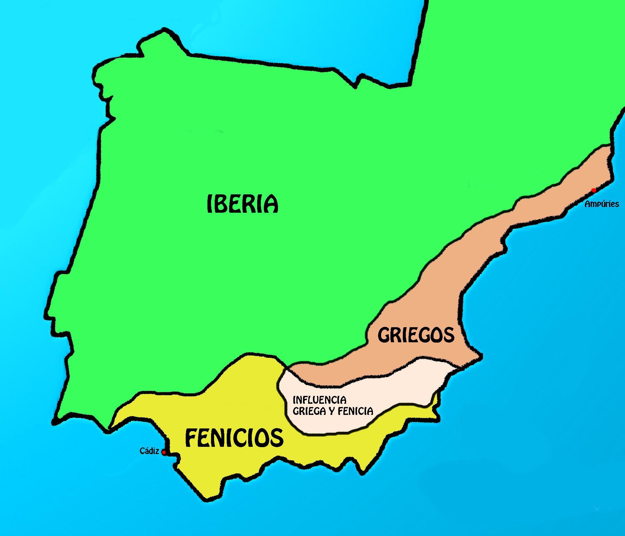 Historia de los fenicios en España - Resumen