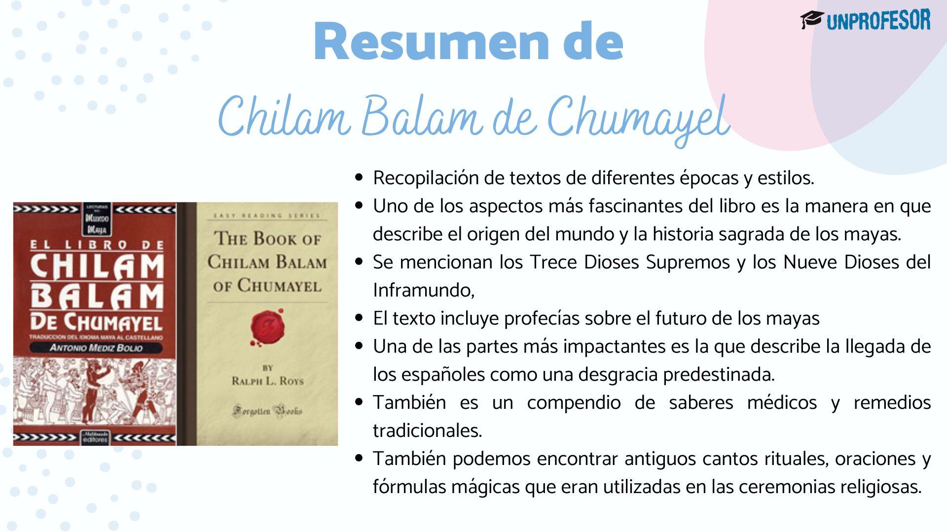 Chilam Balam de Chumayel - RESUMEN