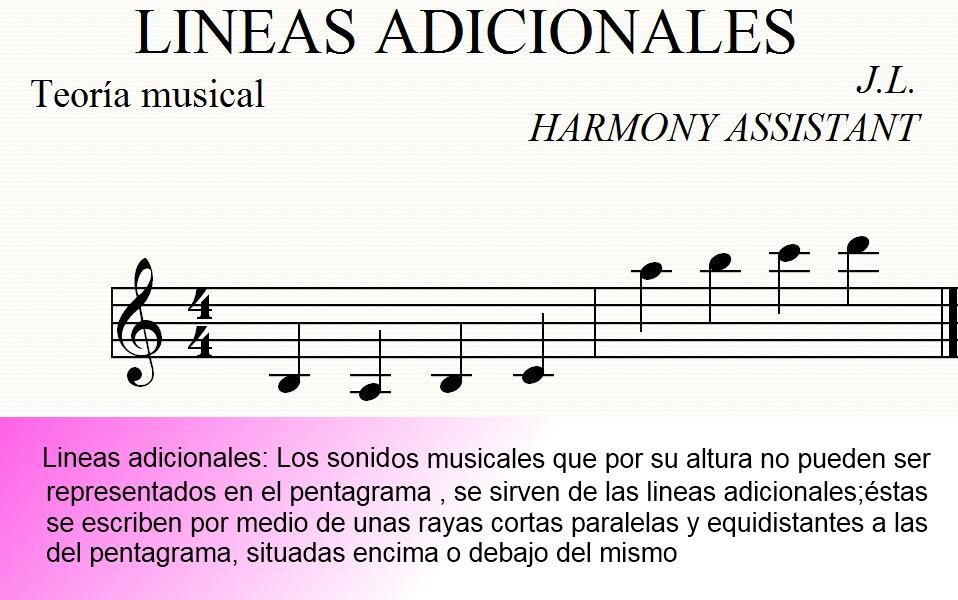 Qué son las LÍNEAS ADICIONALES en la música - ¡¡DEFINICIÓN + EJEMPLOS!!