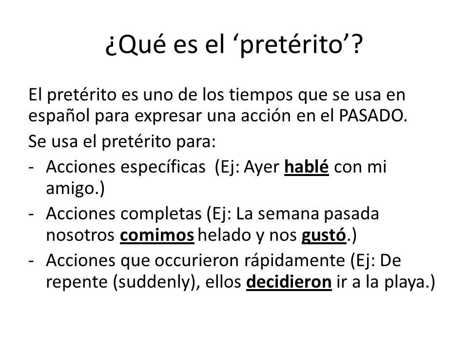 Diferencia entre PRETÉRITO y COPRETÉRITO - con EJEMPLOS!