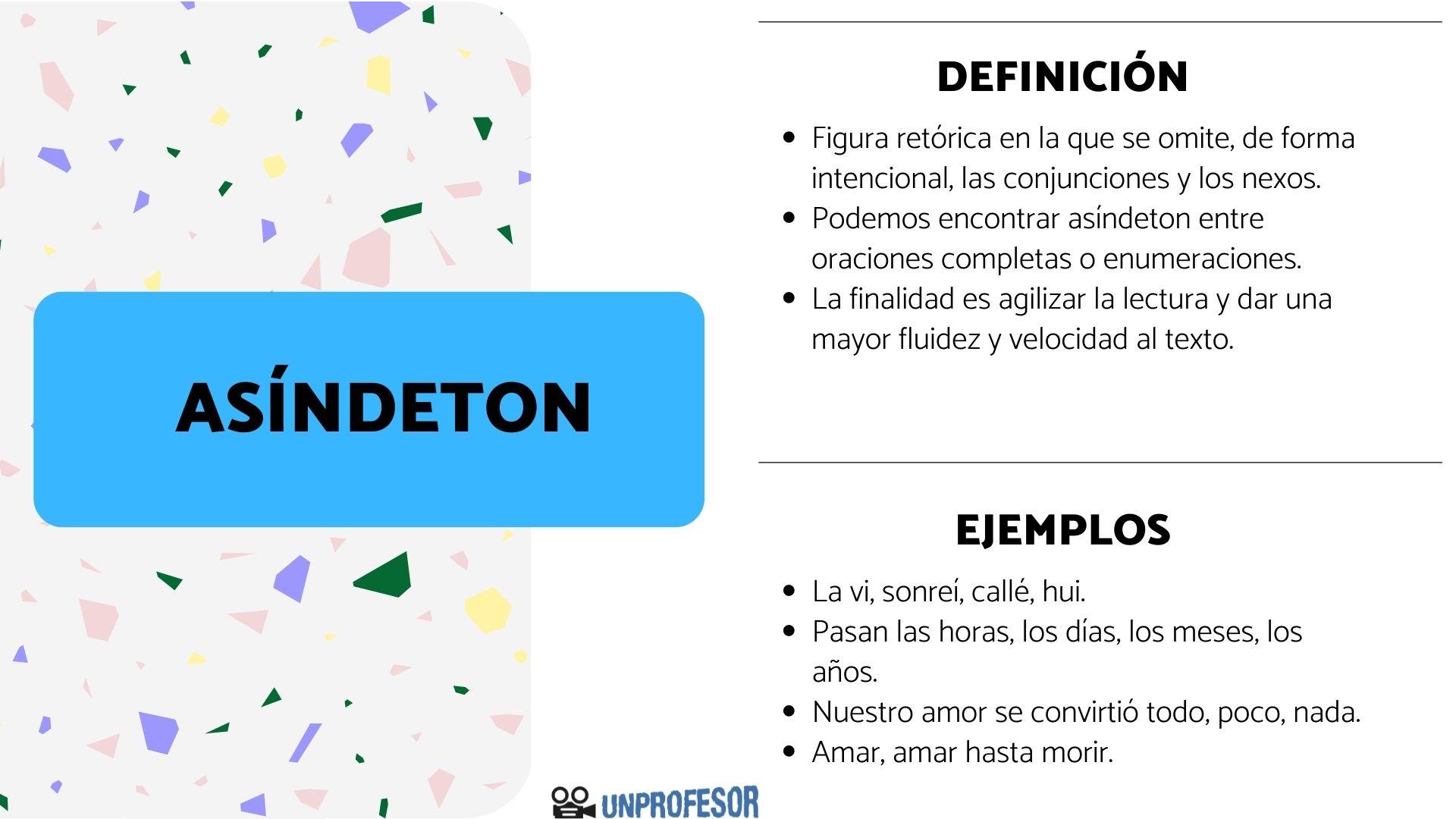 Qué es el ASÍNDETON - Resumen y Ejemplos! [Fácil]