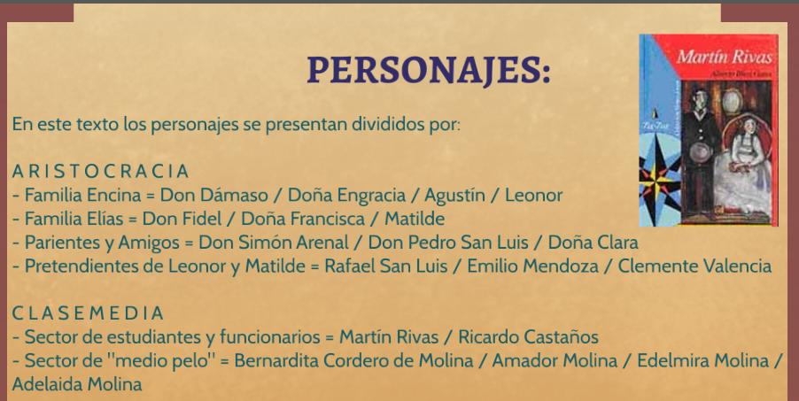 Martín Rivas de A. Blest Gana - RESUMEN por capítulos