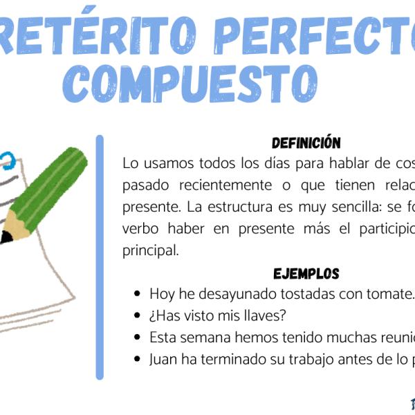 Preterito Perfecto Compuesto Najnowszy Podręcznik Do Hiszpańskiego