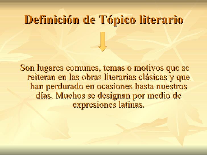 Qué son los TÓPICOS LITERARIOS [con + de 20 EJEMPLOS] - RESUMEN!!