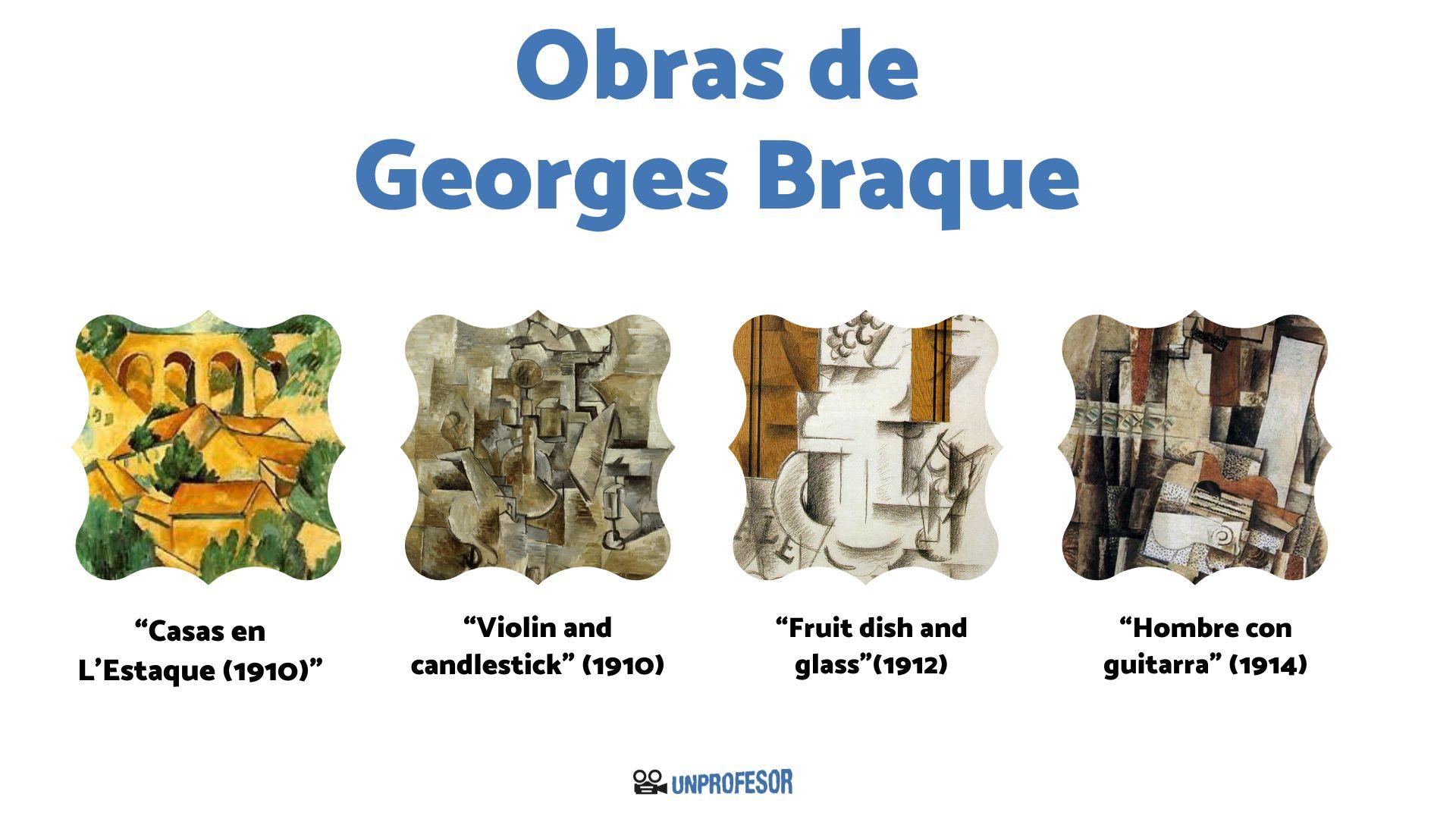 5 obras de Georges BRAQUE más importantes - con imágenes