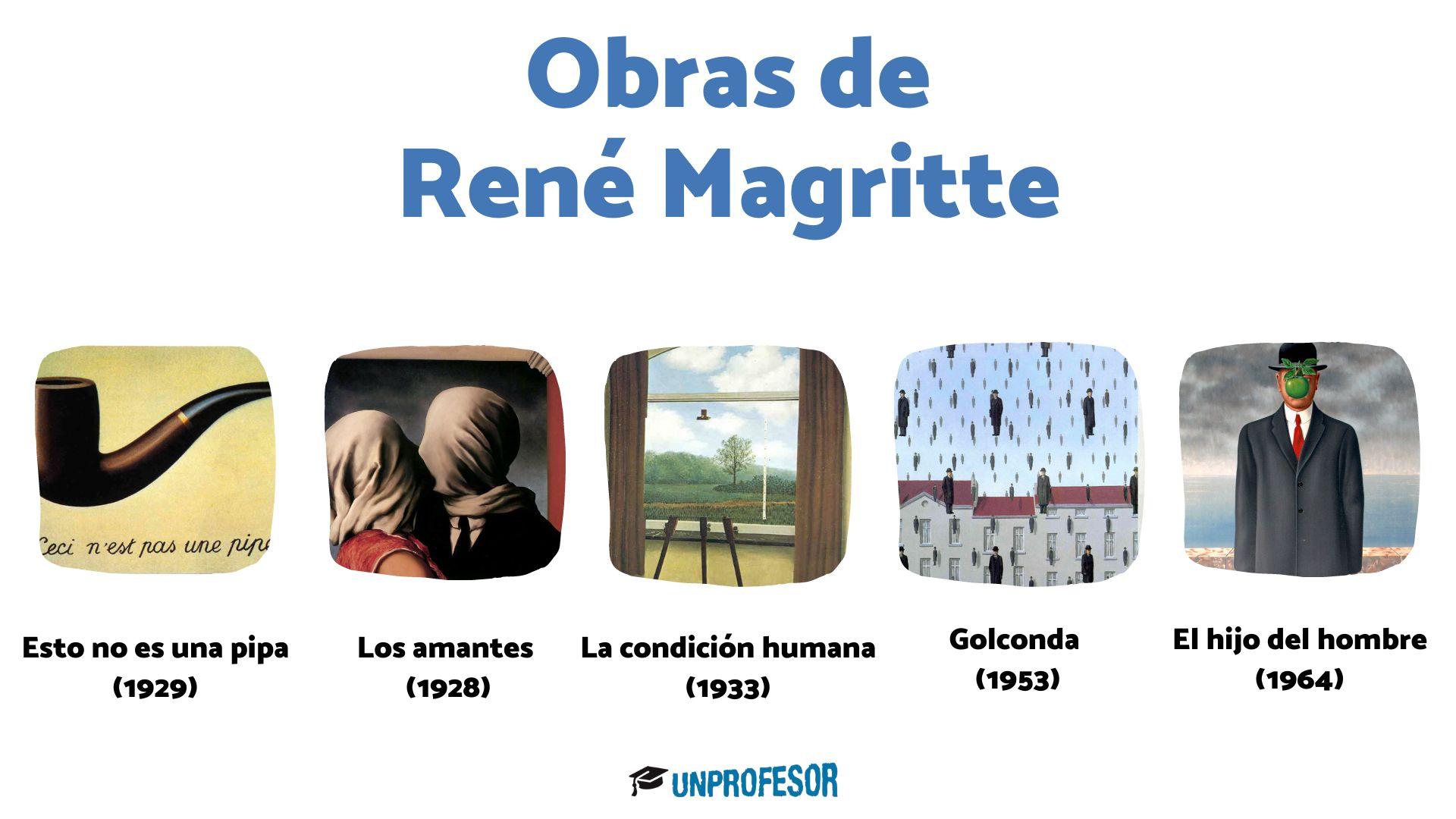 5 obras de René MAGRITTE famosas
