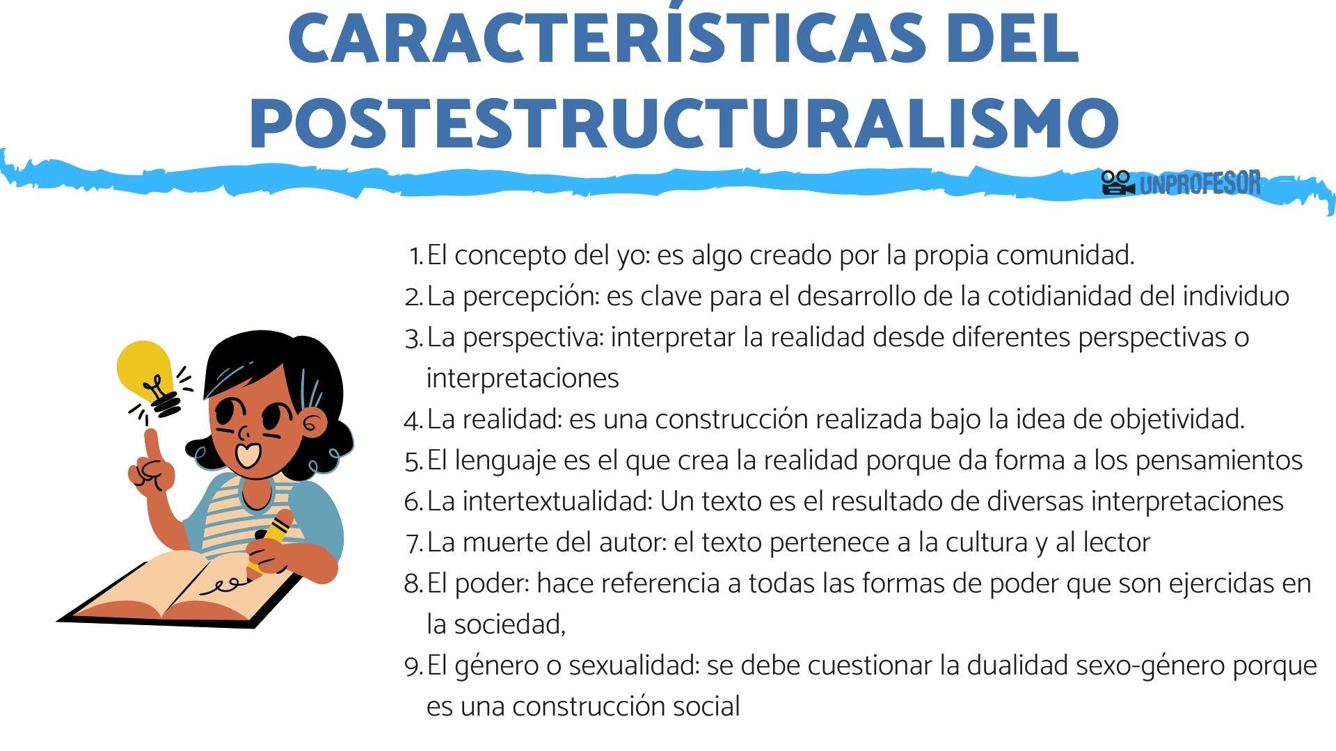 9 características del POSTESTRUCTURALISMO - resumen!