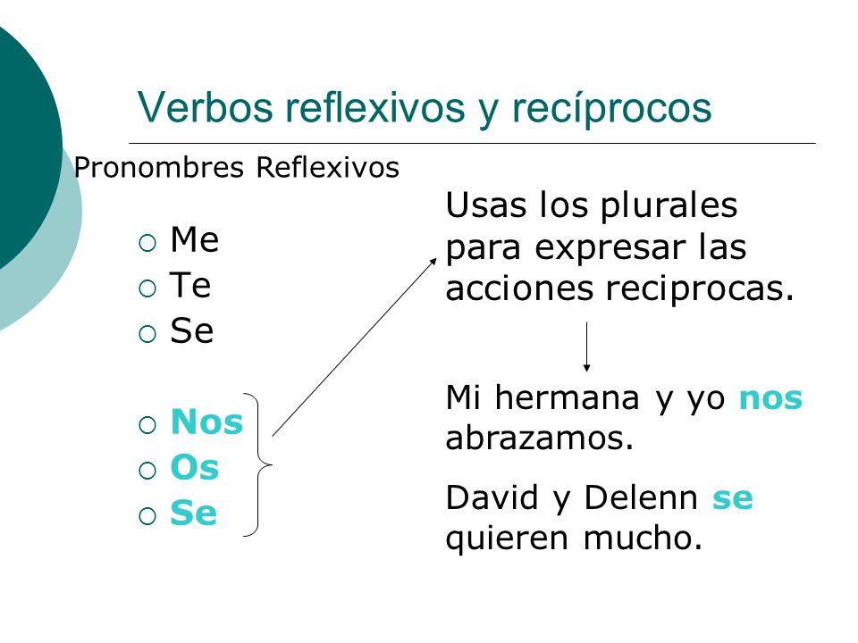 Qué son los verbos RECÍPROCOS - con EJEMPLOS [ideal para niños!]