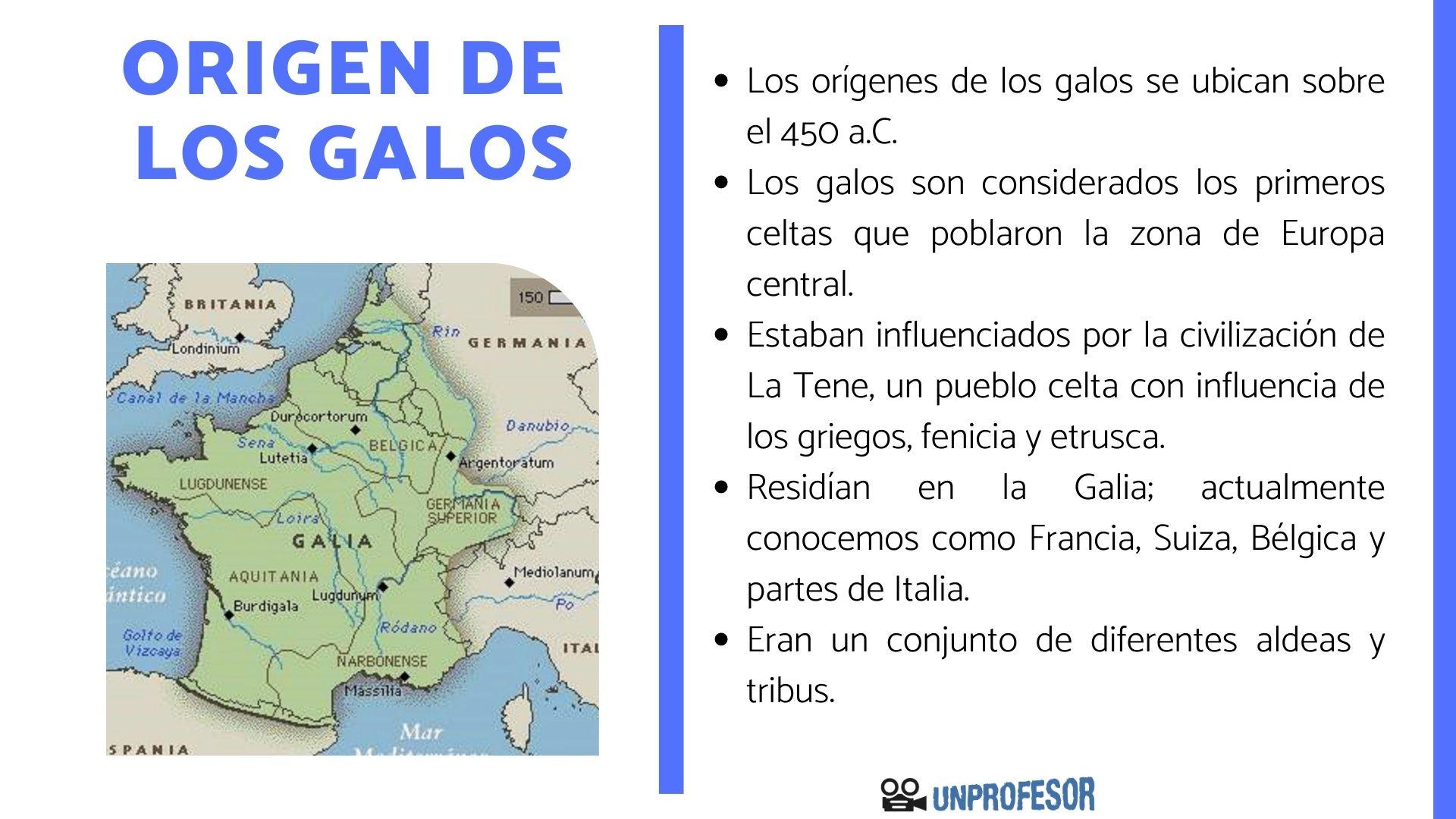 Origen de los GALOS - historia resumida