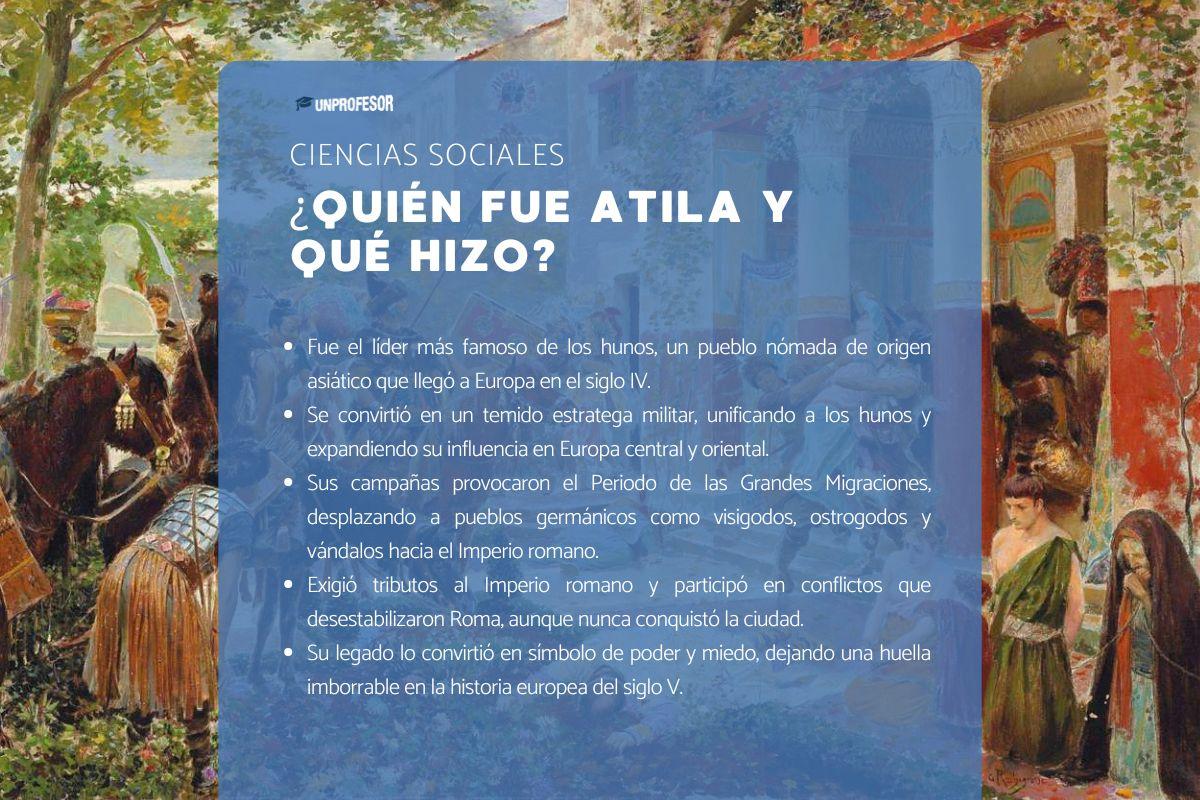 ¿Quién fue atila? historia y conquistas del líder de los hunos