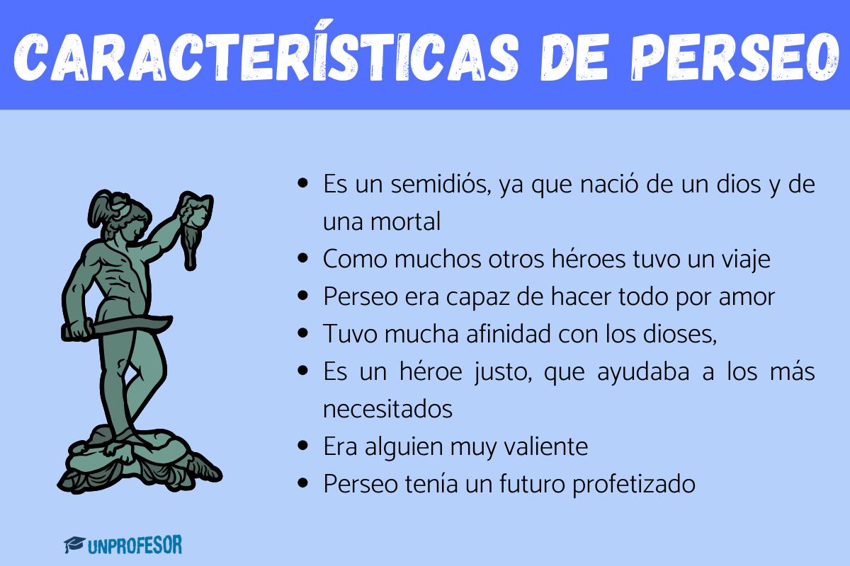 7 características de PERSEO - Mitología griega
