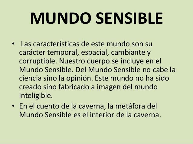 Mundo de las ideas y mundo sensible- ¡Resumen FÁCIL!