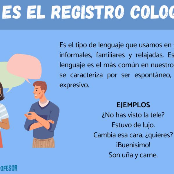 Lenguaje Coloquial Qué Es El Registro INFORMAL De La Lengua Con