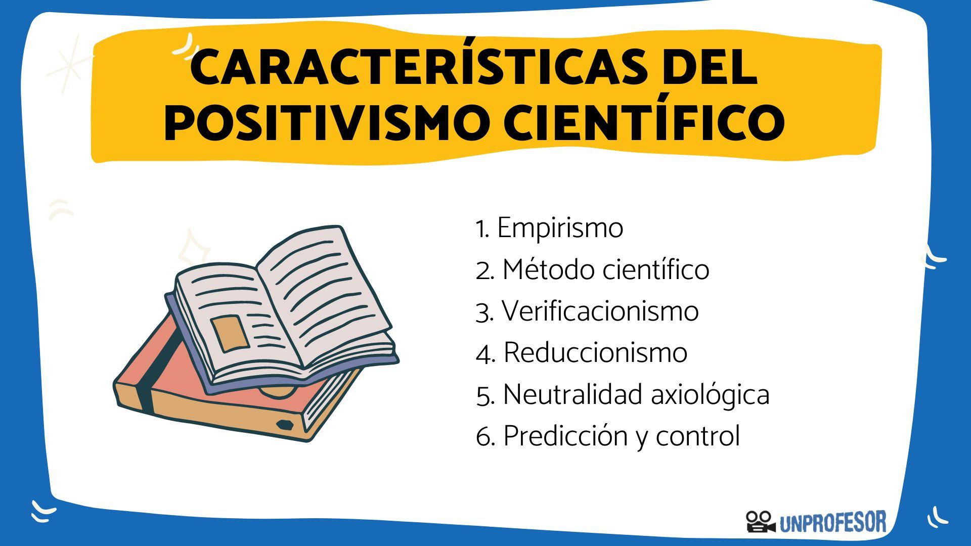 6 características del POSITIVISMO científico