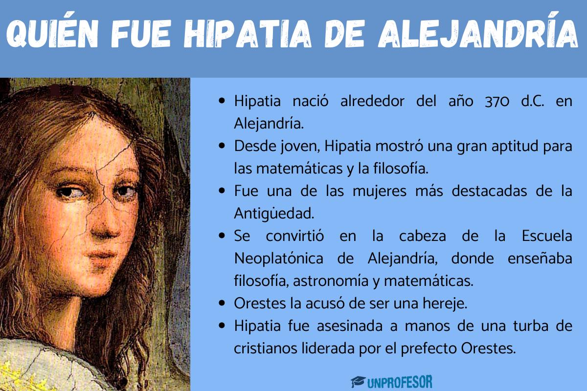 Quién fue Hipatia de ALEJANDRÍA y por qué fue importante
