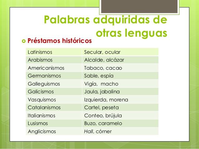 30 ejemplos de EXTRANJERISMOS